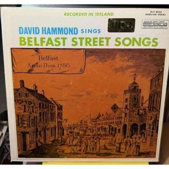 Media | David Hammond Belfast Street Songs 33rpm Vg Ab115 | Poshmark